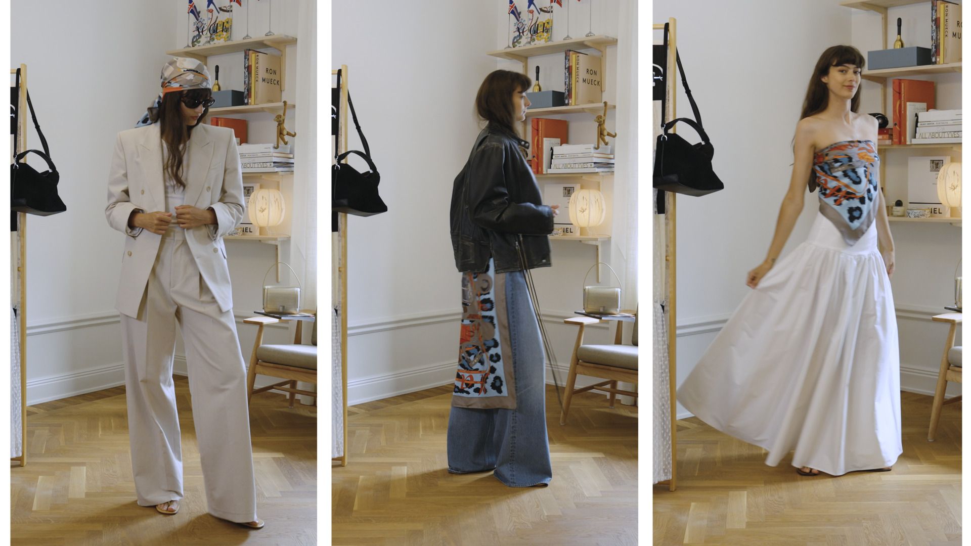 Vogue Styling School: 3 ways to style a silk scarf - Vogue Scandinavia