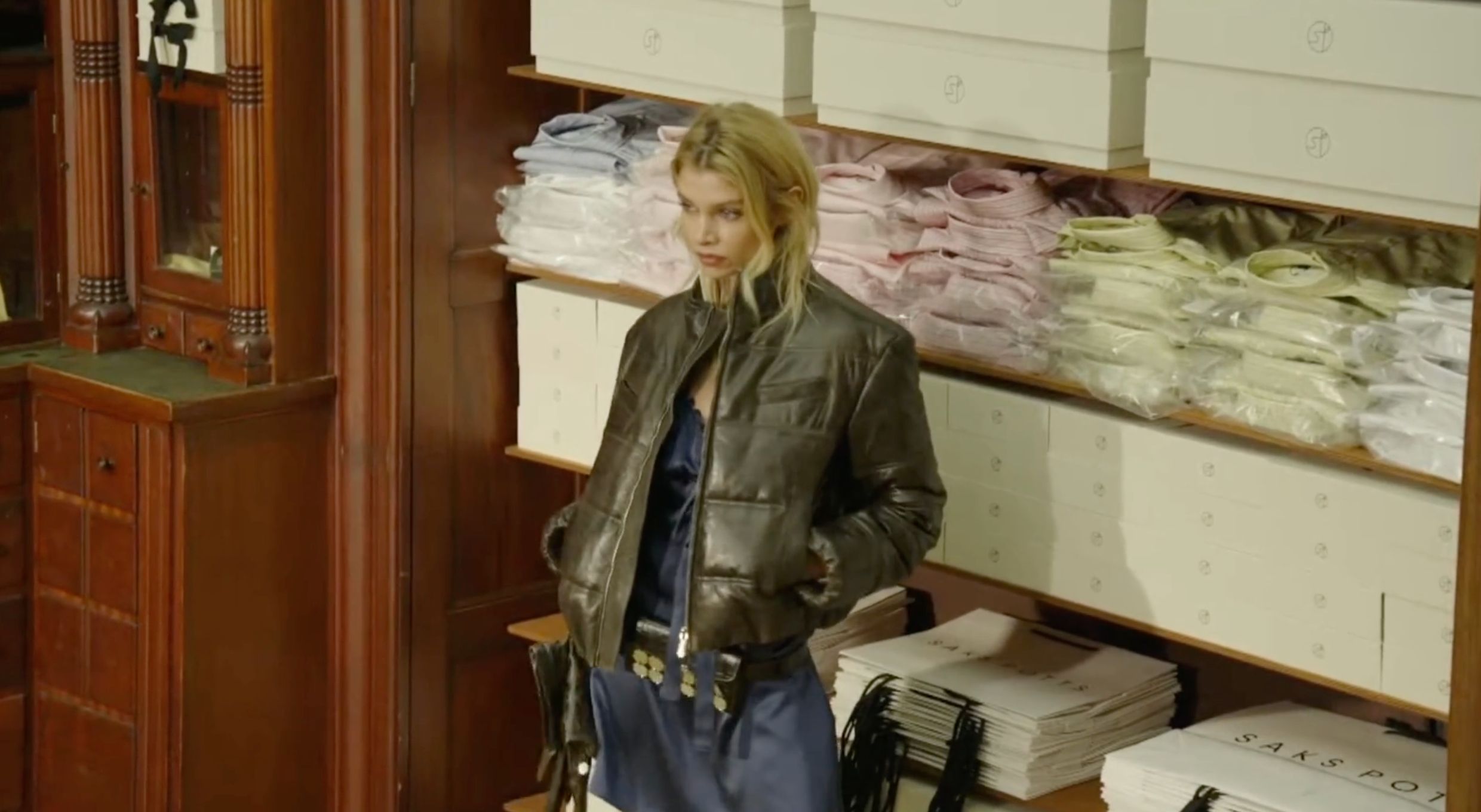 Supermodel Stella Maxwell just walked Saks Potts’ intimate, festival ...